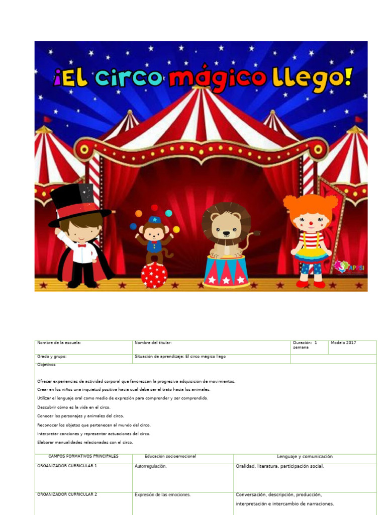 El circo magico llego con 2017 y 2022 (1) | PDF | Circo | Las emociones