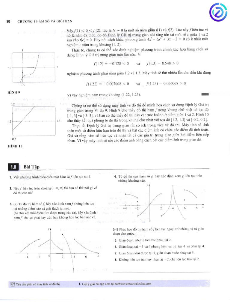 Btgt1 Tính Liên Tục Hk201 | PDF