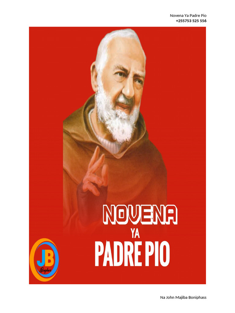 Novena Kwa MT Padre Pio | PDF