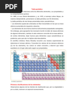 Filas Horizontales en la Tabla Periódica | PDF | Elementos químicos | Ion