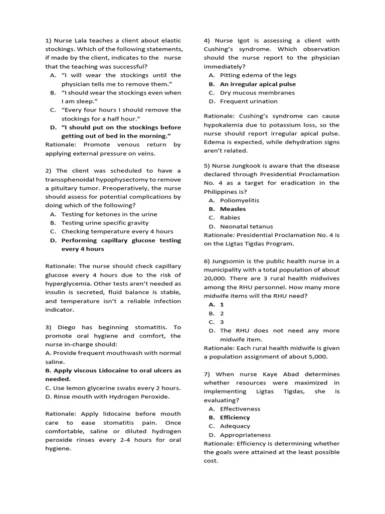 CU Test Questionnaires With Rationale | PDF | Obsessive–Compulsive ...