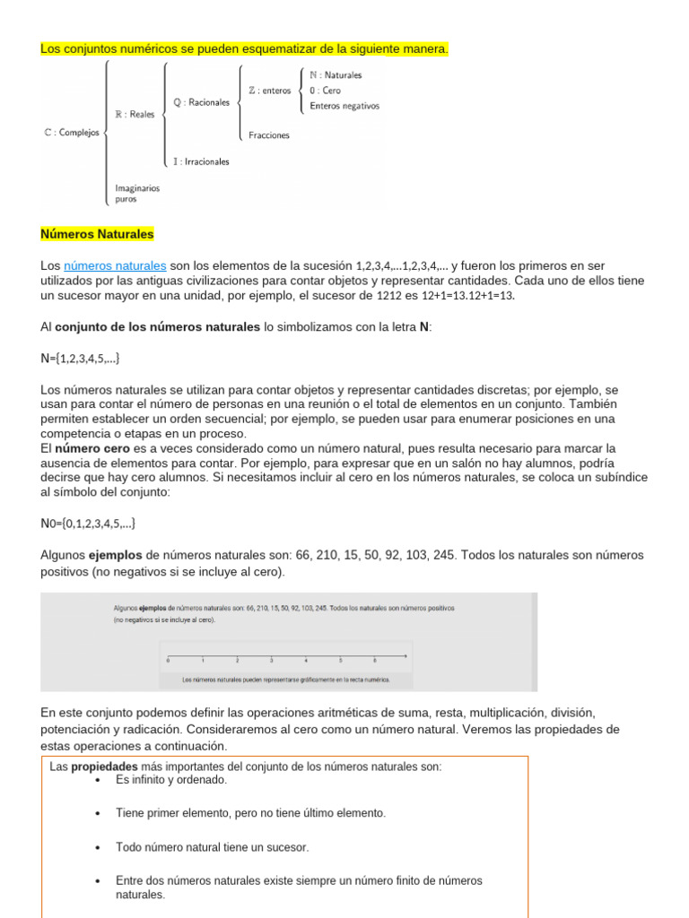 Resumen Campos Numericos | PDF | Entero | Decimal