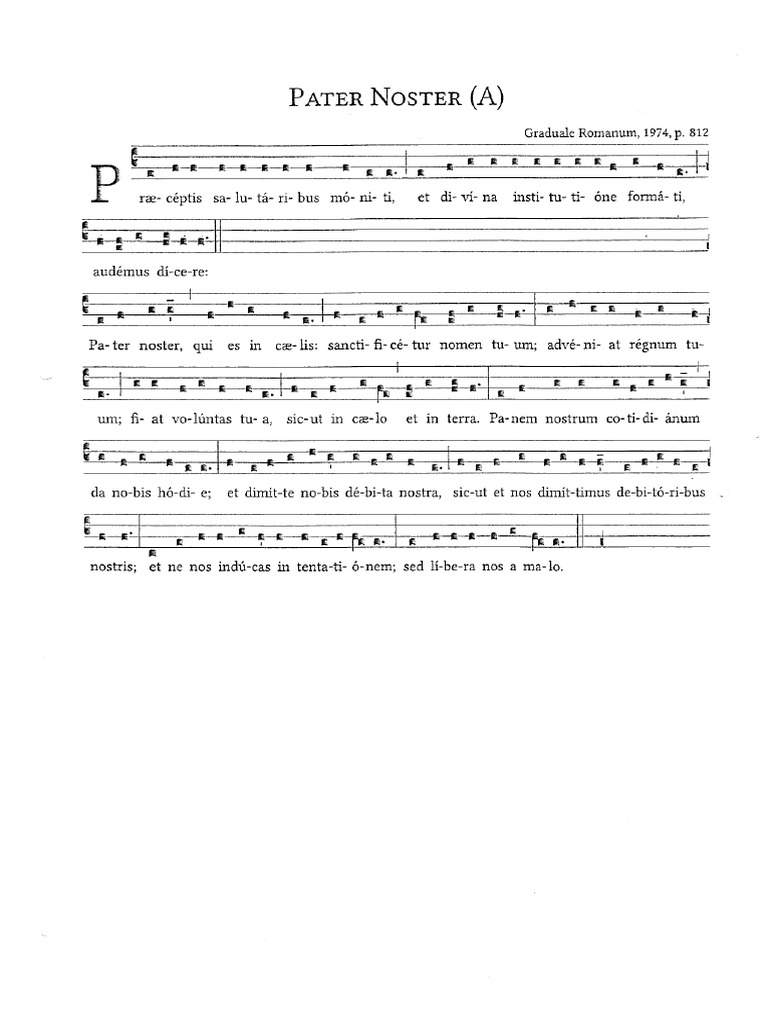 Pater Noster | PDF