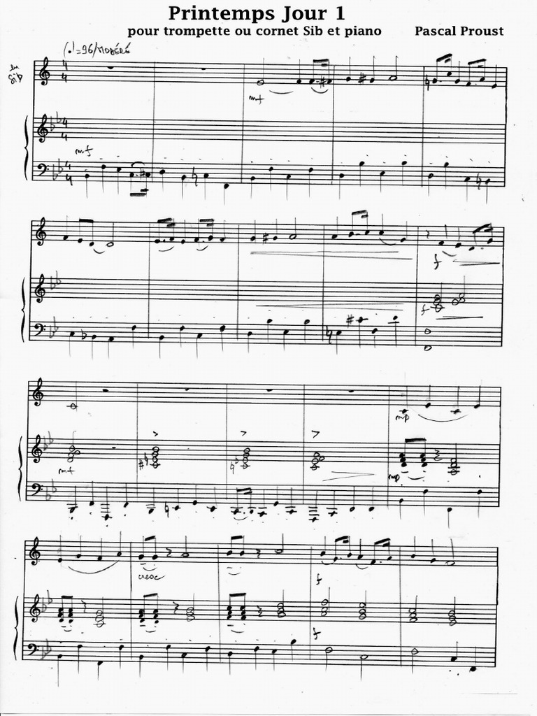Printemps - Piano .1 | PDF