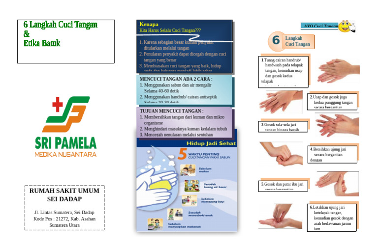 6 Langkah Cuci Tangan | PDF