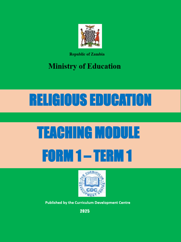 Religious Education Teaching Module Form 1 | PDF | Learning | Faith