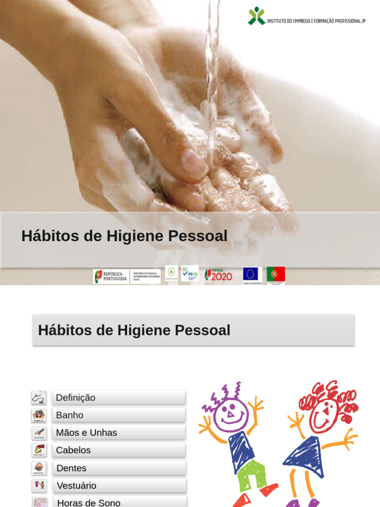 Hábitos Essenciais De Higiene Pessoal Pdf Roupas Cabelo