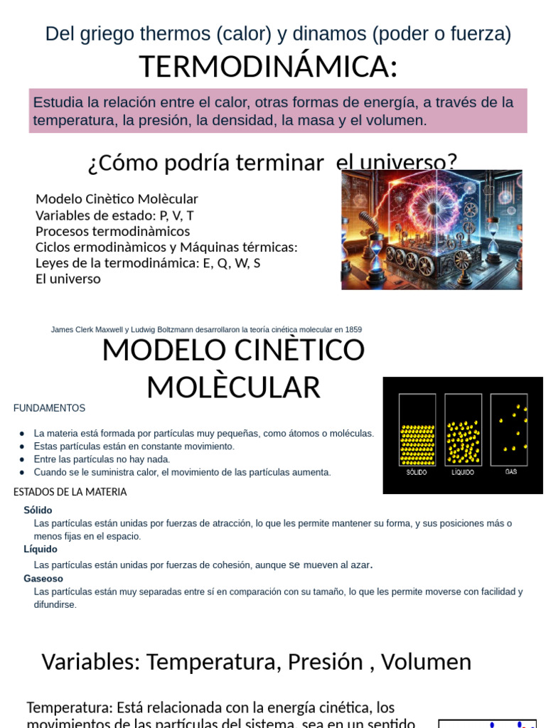 termodinamica intro 2025 | PDF | Calor | Temperatura