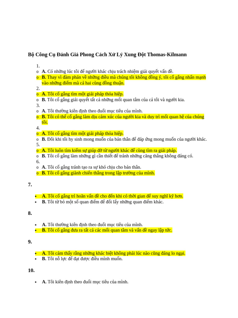 B Công C Đánh Giá Phong Cách X Lý Xung Đ T Thomas | PDF