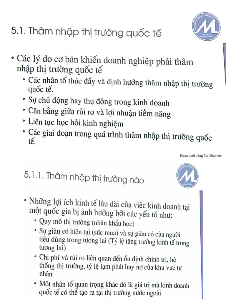 Kdqt Chương Thâm Nhập | PDF
