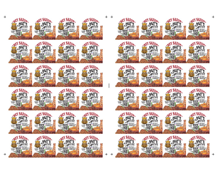 Sticker Rey Sazon 5x5cm | PDF