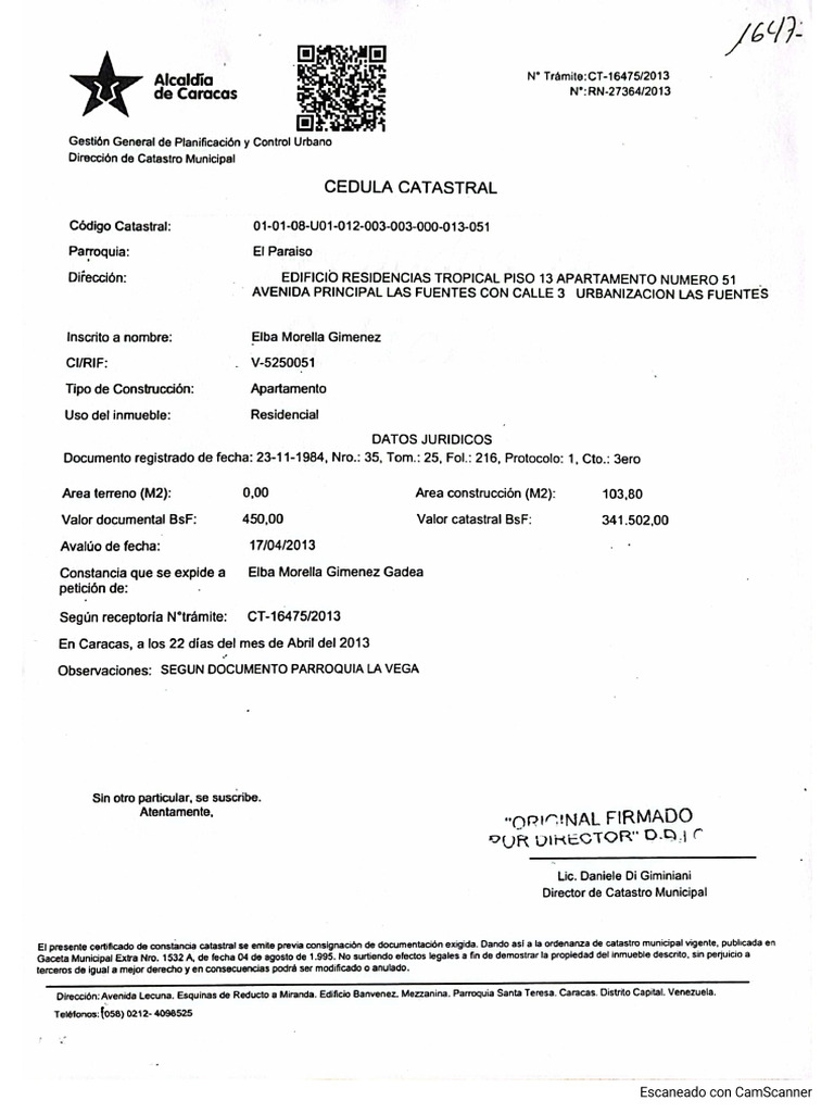 Carta Catastral | PDF
