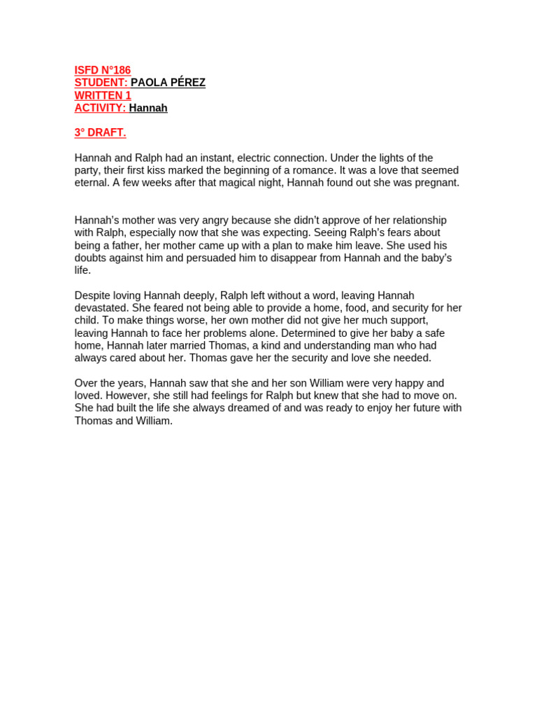 Perez Hannah 2 Draft 2 | PDF