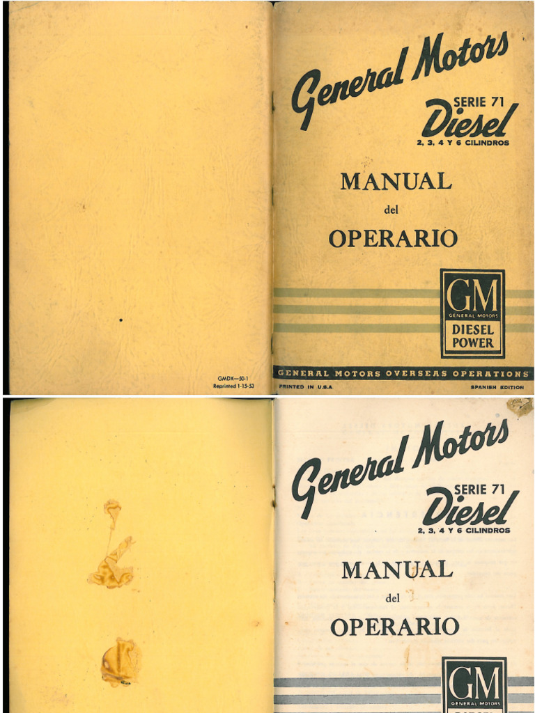 Manual de Operario PDF | PDF