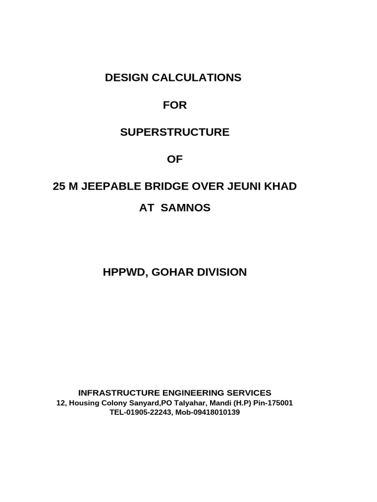 Steel Truss Design for 25m Bridge | PDF | Truss | Civil Engineering