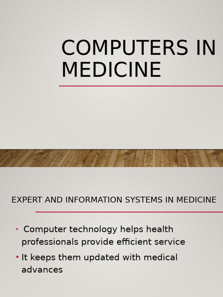 Innovations in Computing for Medicine | PDF