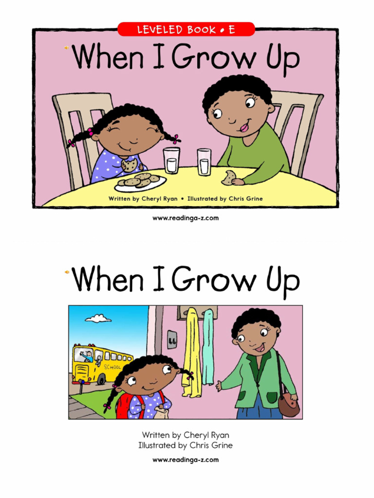 When I Grow Up | PDF