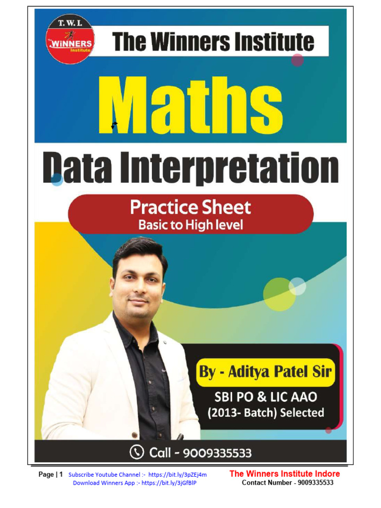 Data Interpretation Practice Questions | PDF | Banking