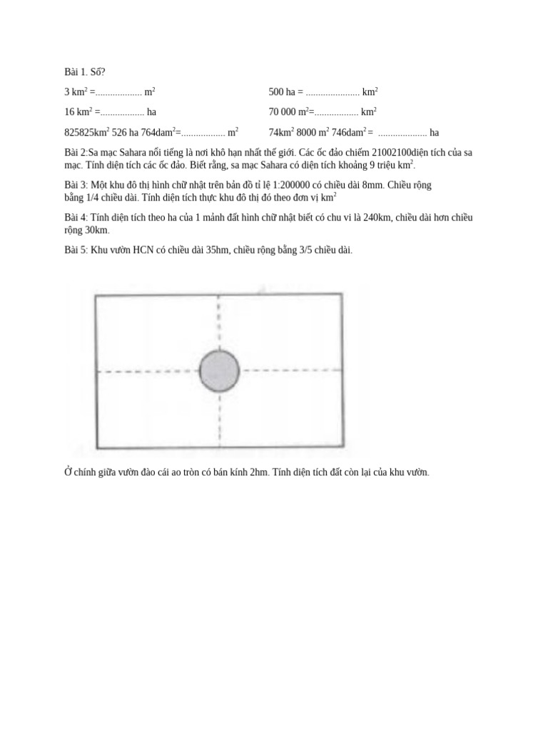BÀI TẬP KM2 + HA | PDF