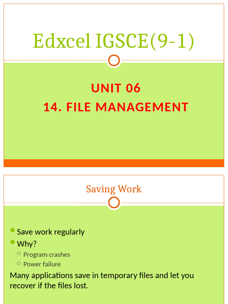 File Management | PDF | Computer File | Version Control File Management | PDF | Computer File | Version Control