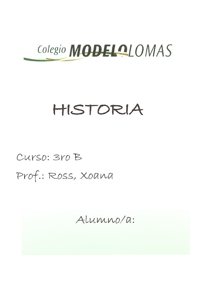 Historia 1 | PDF