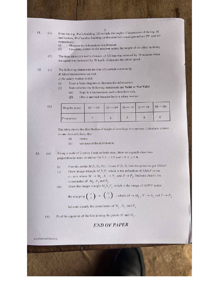 Wassce Core Maths With Possible Solutions | PDF | Manufactured Goods ...