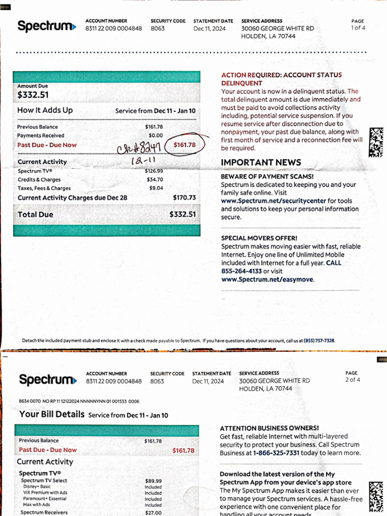 Spectrum | PDF | Fee | Service Industries