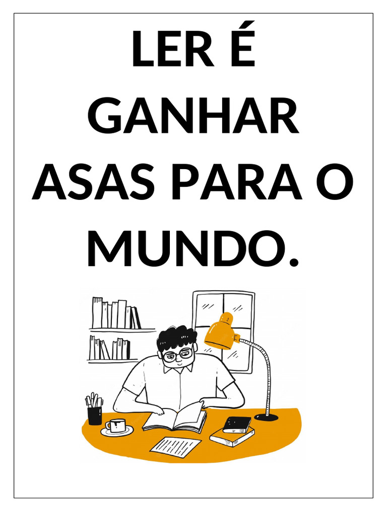 Plaquinhas incentivo leitura | PDF