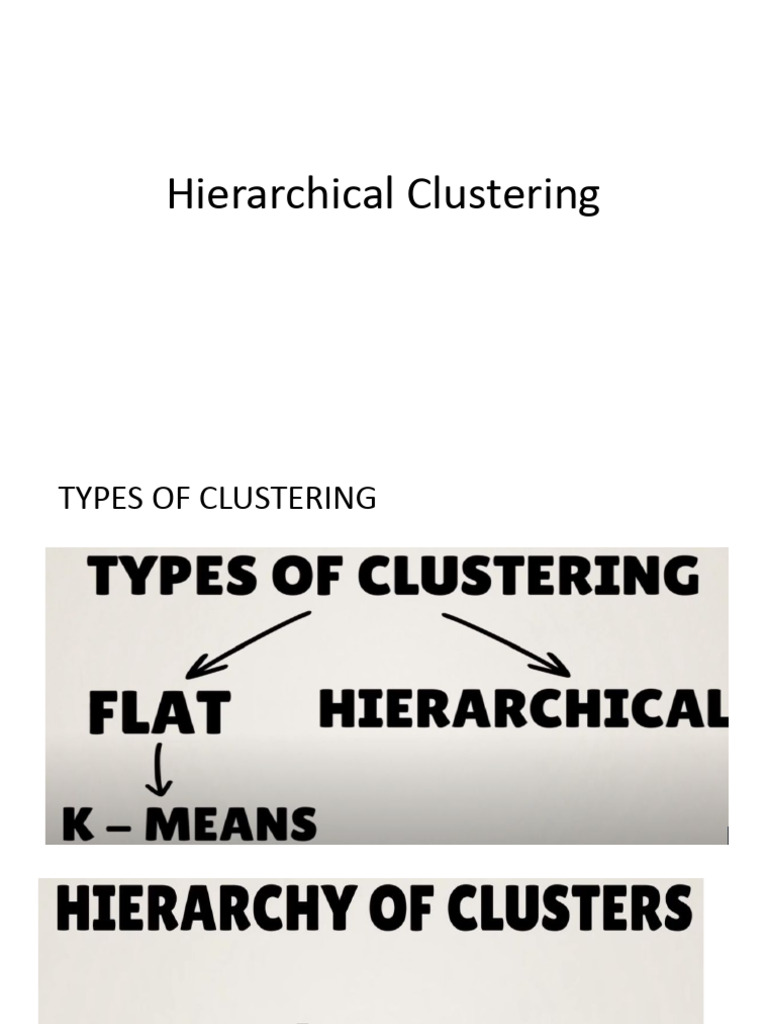 Hierarchical Clustering | PDF | Cluster Analysis | Applied Mathematics