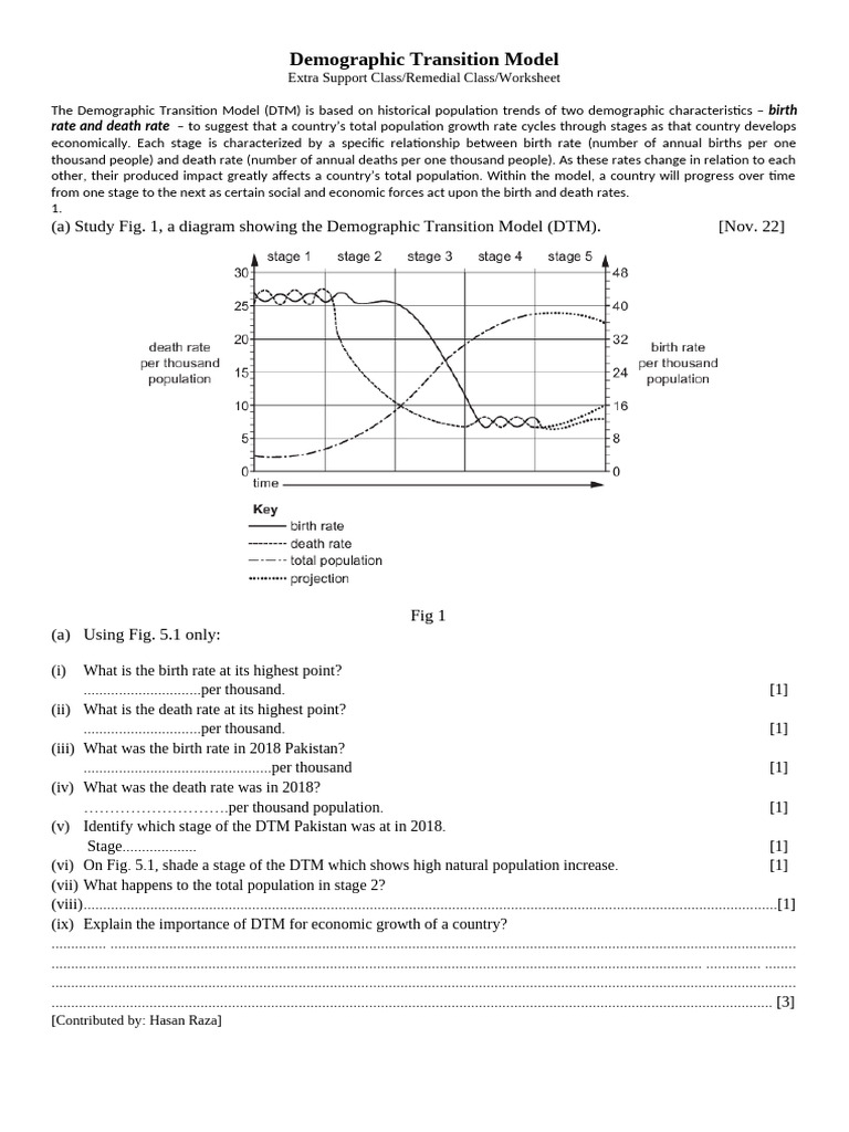 Population Transition Model | PDF | Environmental Social Science ...