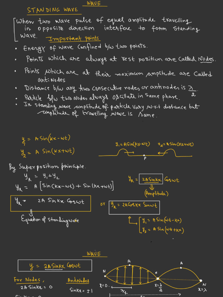 Wave - L-03 - Standing Wave | PDF