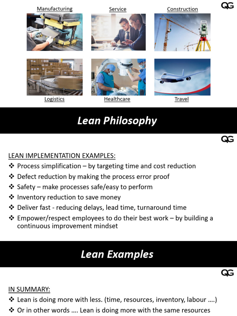 Lean Management Course Slides | PDF | Lean Manufacturing | Business Process