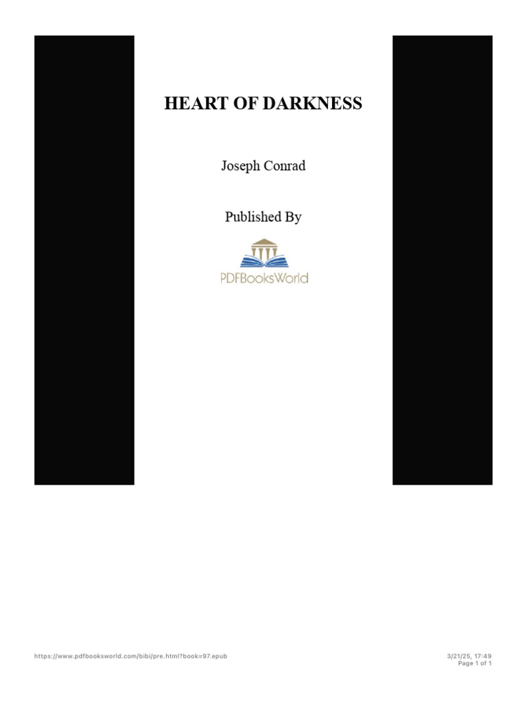 HEART OF DARKNESS - Joseph Conrad | PDFBooksWorld | PDF