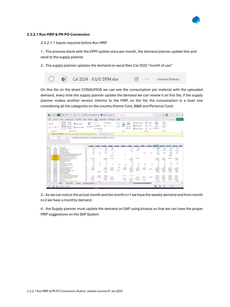 2.3.2.1 Run MRP & PR-PO Conversion | PDF | Computing