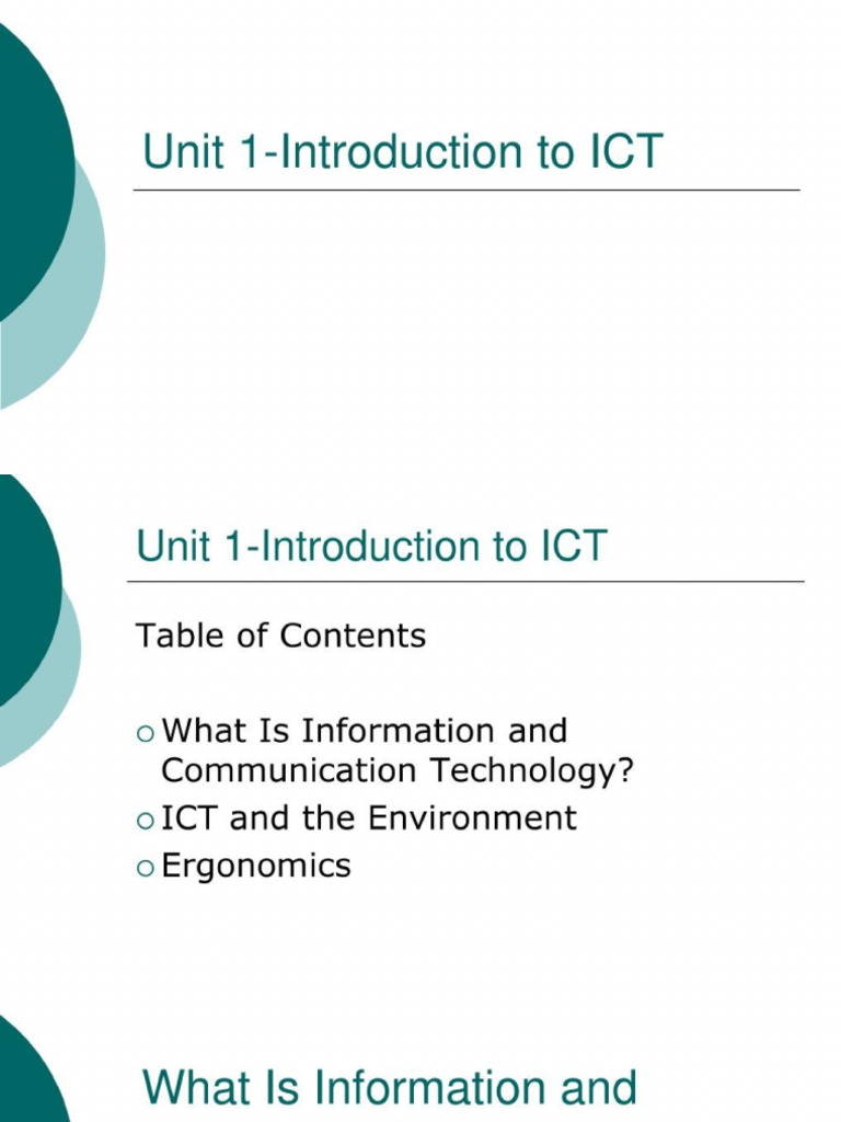 Ict | PDF