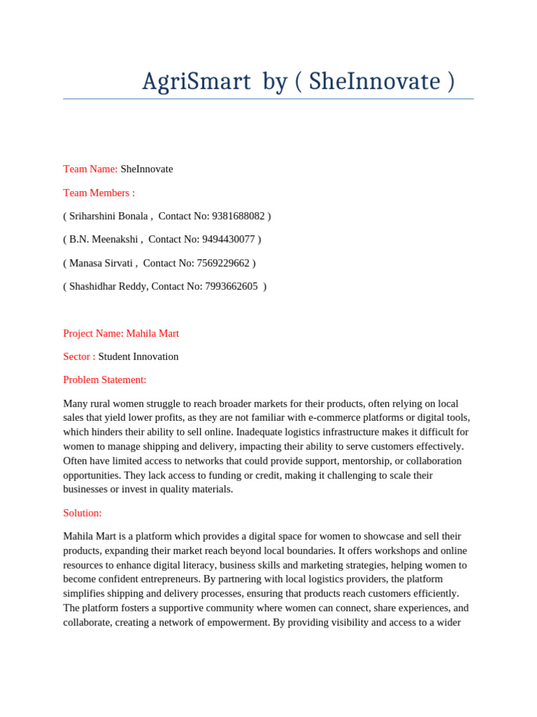 Virtu Innovate - Example Word | PDF | Empowerment | Economies