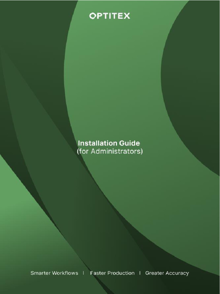 Optitex Installation Guide | PDF | Computing | Software