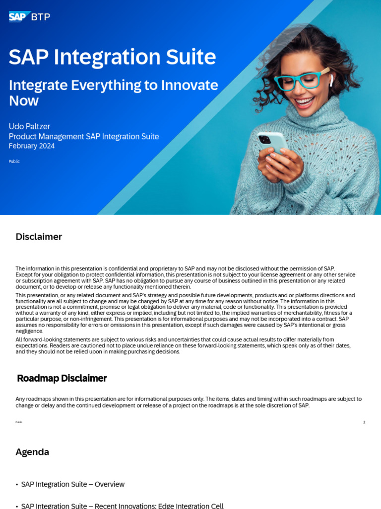 SAP Integration Suite Overview 2024 | PDF | Cloud Computing | Analytics