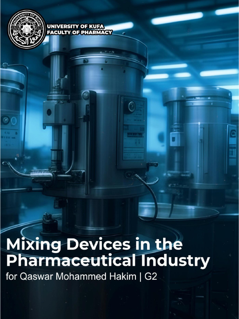 Mixing Devices in Pharmaceutical Industry | PDF | Tablet (Pharmacy ...