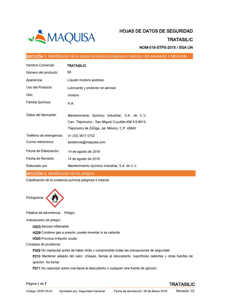 59 Tratasilic (HDS) | PDF | Agua | Residuos