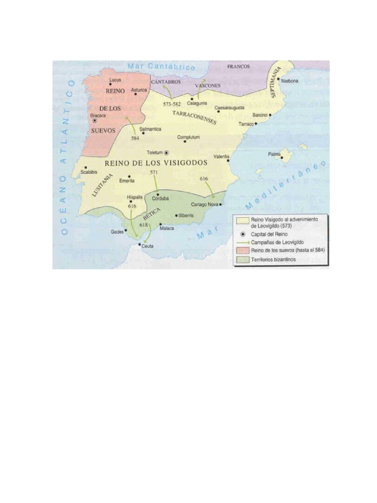 Mapas Primitivos Dialectos y Reinos Peninsulares | PDF