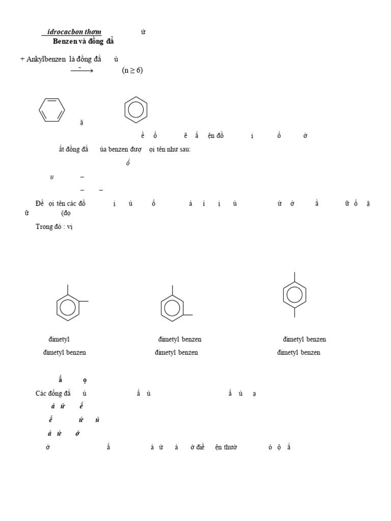 HÓA 11-NỘI DUNG GHI BÀI CHỦ ĐỀ BENZEN VÀ HC THƠM KHÁC | PDF