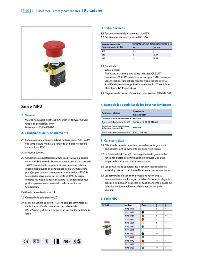 NP2 - Catálogo Español | PDF