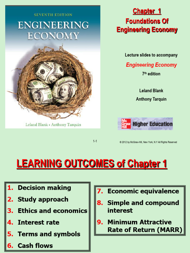 Foundations of Engineering Economy | PDF | Interest | Interest Rates