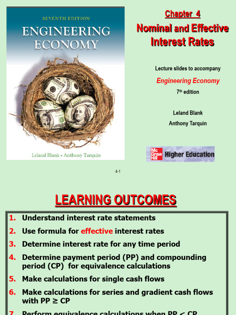 Nominal vs Effective Interest Rates Guide | PDF | Interest | Interest Rates