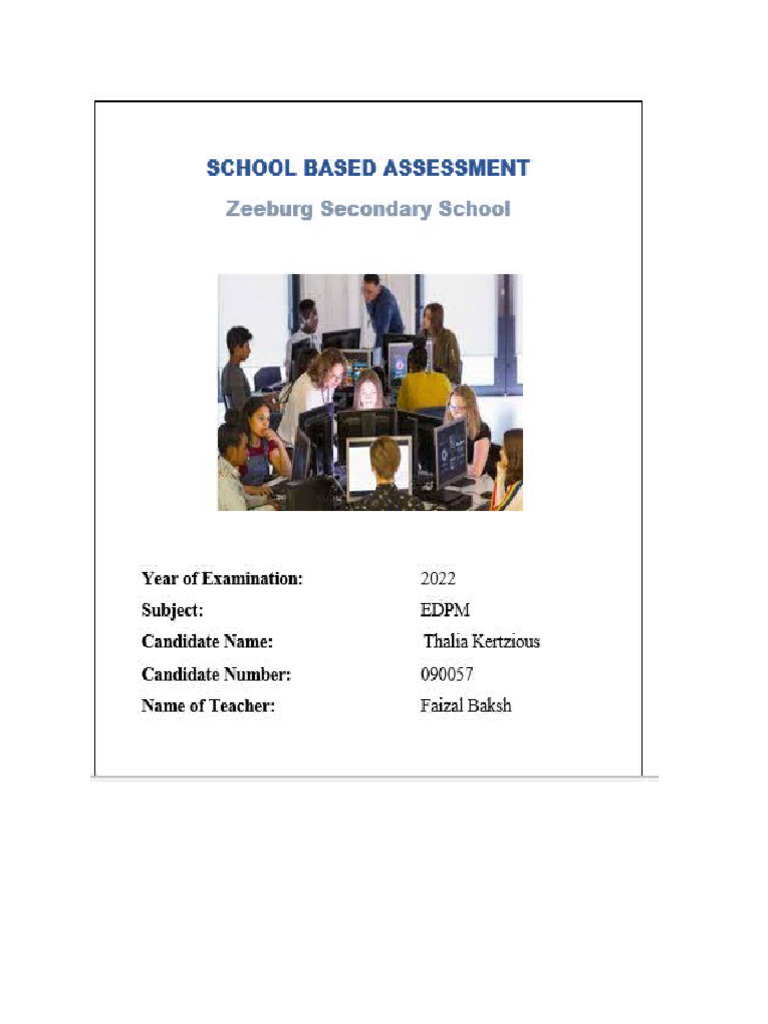 EDPM SBA Sample | PDF