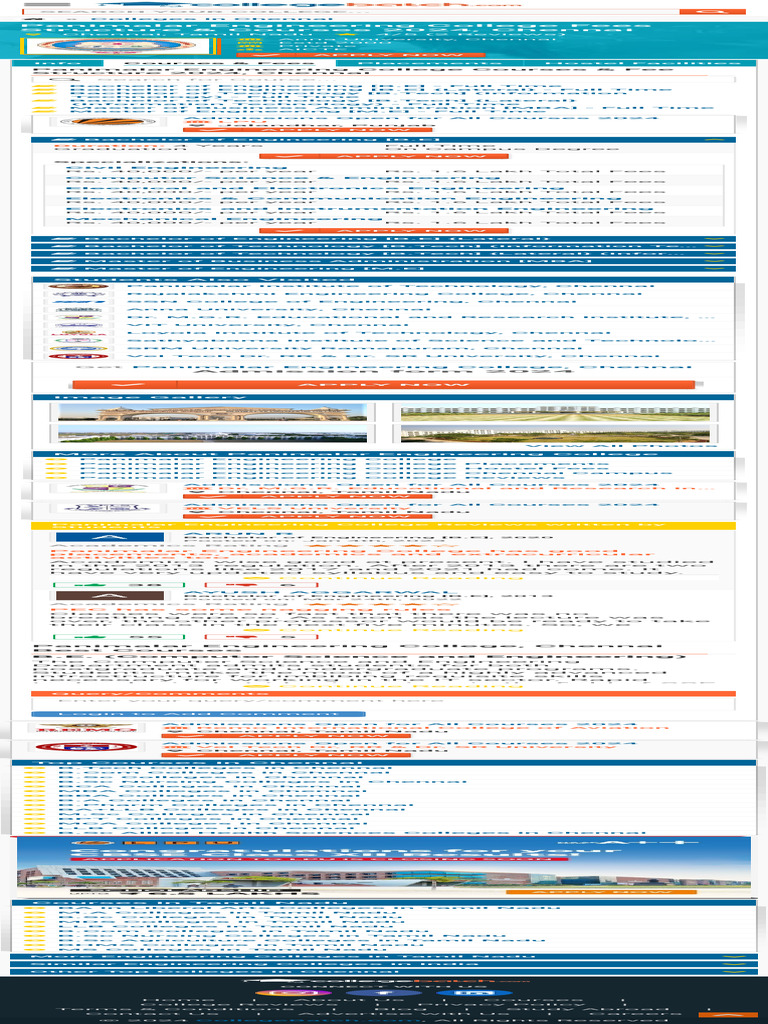 Panimalar Engineering College Fees Structure & Courses 2024, Chennai ...