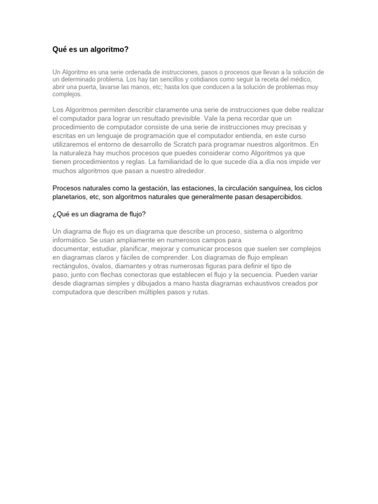 Qué Es Un Algoritmo | PDF