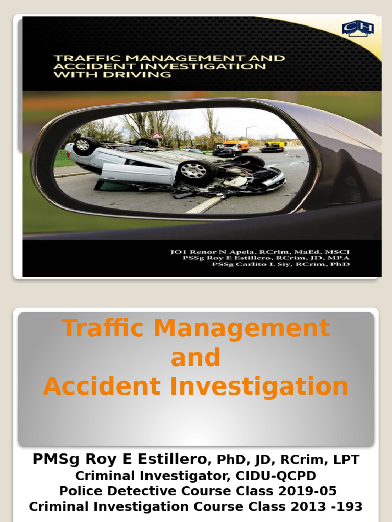 Cdi 4 Traffic Management Investigation Latest | PDF | Traffic | Driver ...