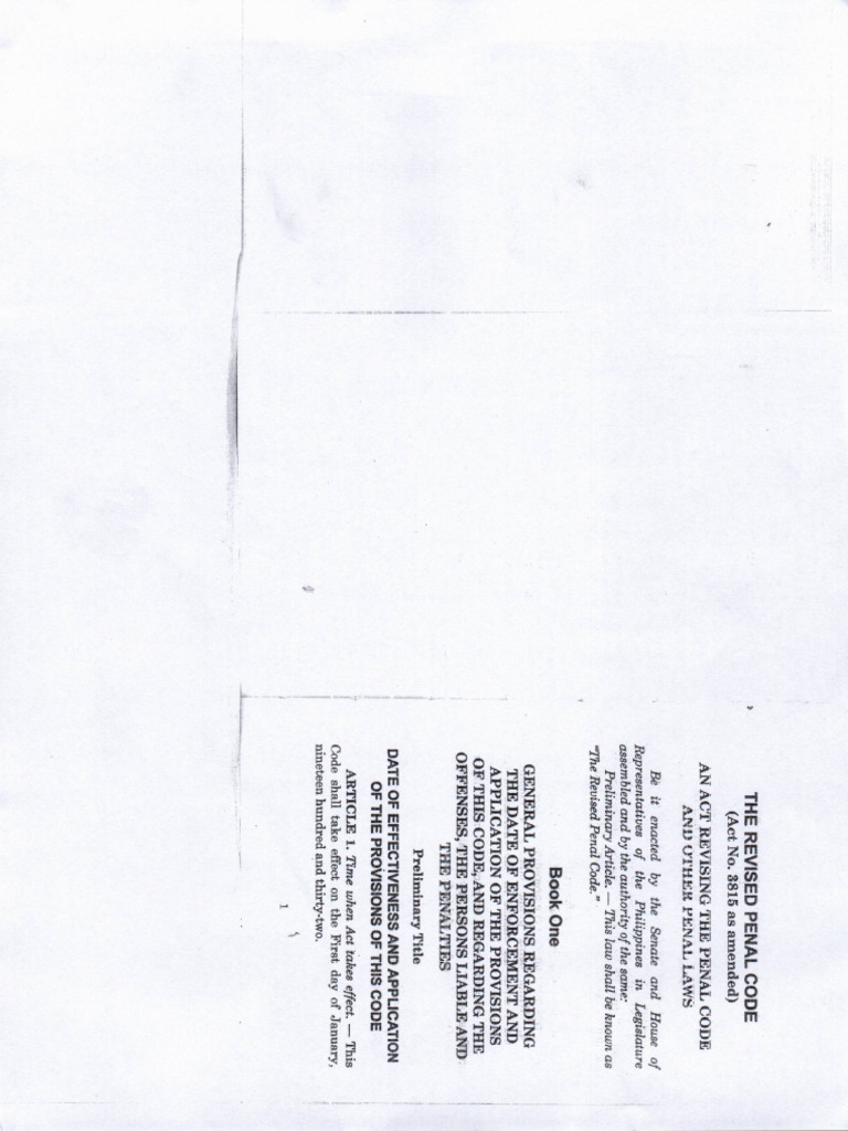 RPC Book 1 (Codal) | PDF